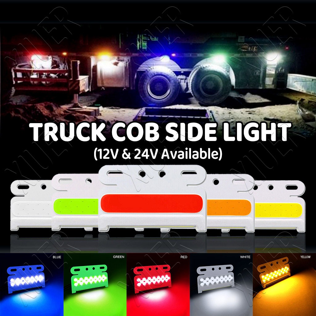 24V Truck Turning Light Sidelight Decoration Signal Lamp Lorry Night ...