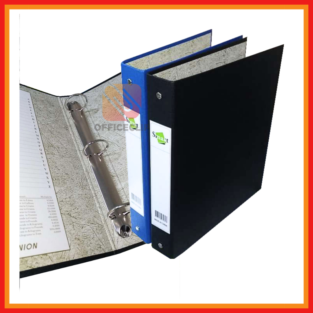 OfficeClip Smart 3-Ring Binder 1inch and 2inch A4 (can fit Short Size ...