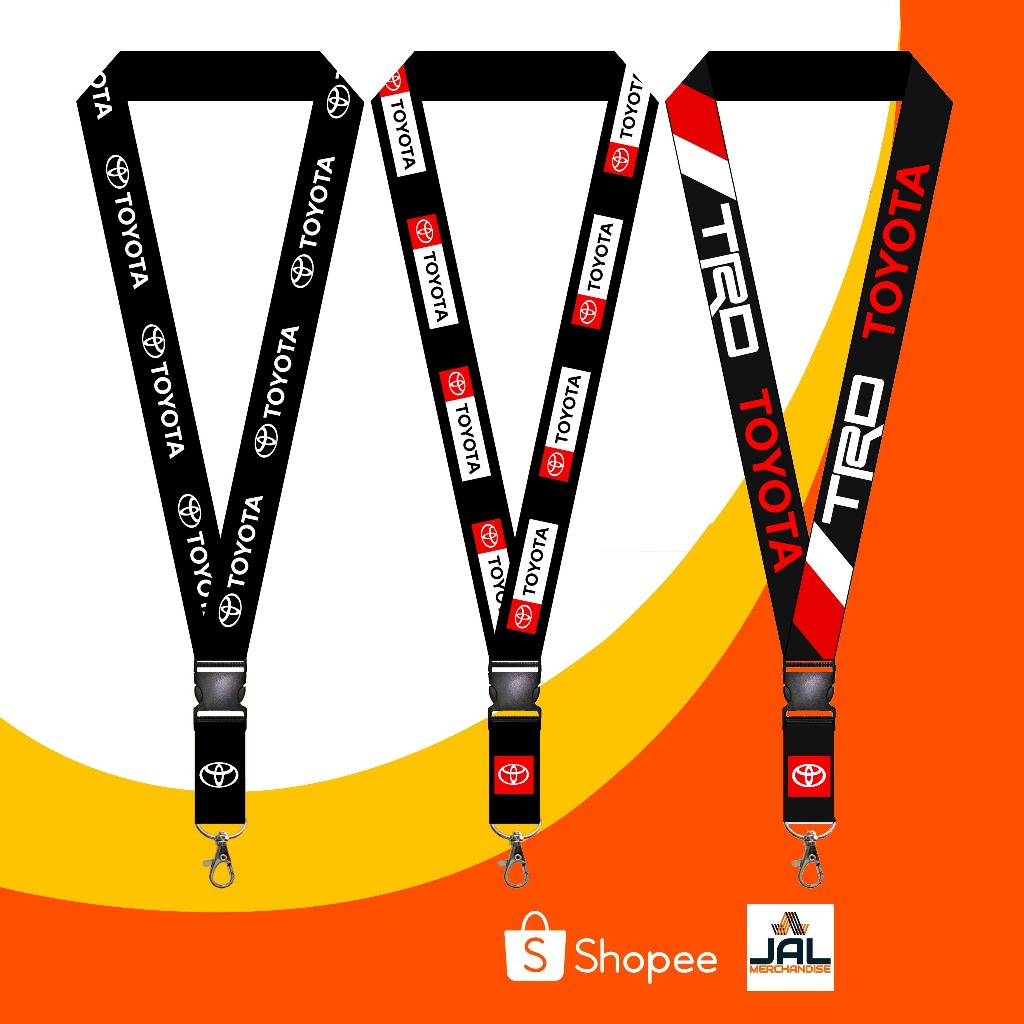 TOYOTA ID lace design / ID sling / ID lanyard | Shopee Malaysia