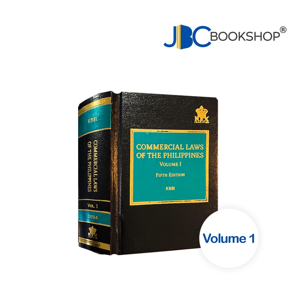 Vol. 1 Commercial Laws of the Philippines Vol. 1 5th Ed (2024) Codal by ...