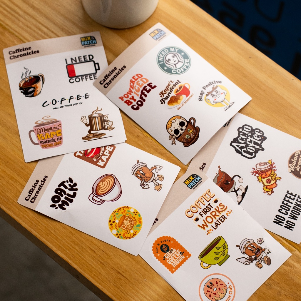 Coffee Enthusiast Sticker Sheet, Sticker Bundle, Sticker Set, Planner ...