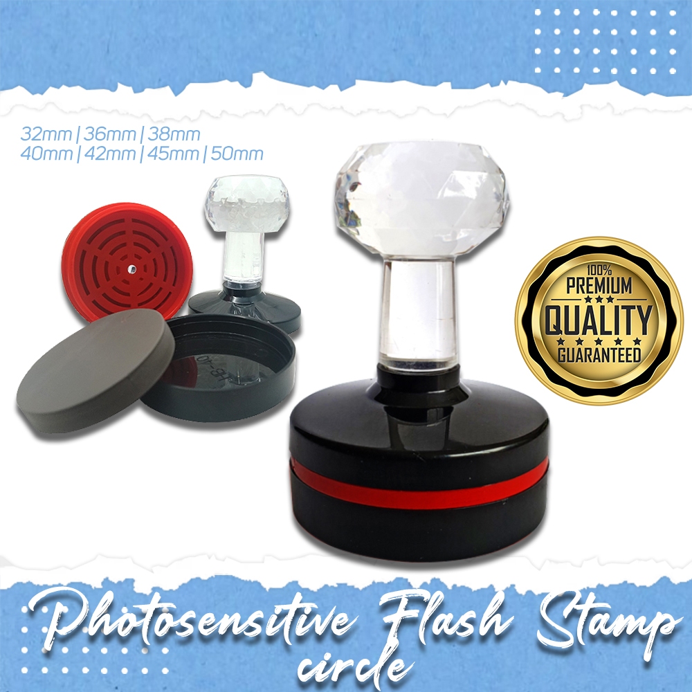 Circle Crystal Rubber Stamp Pad and Case (Consumables Only) | Shopee ...