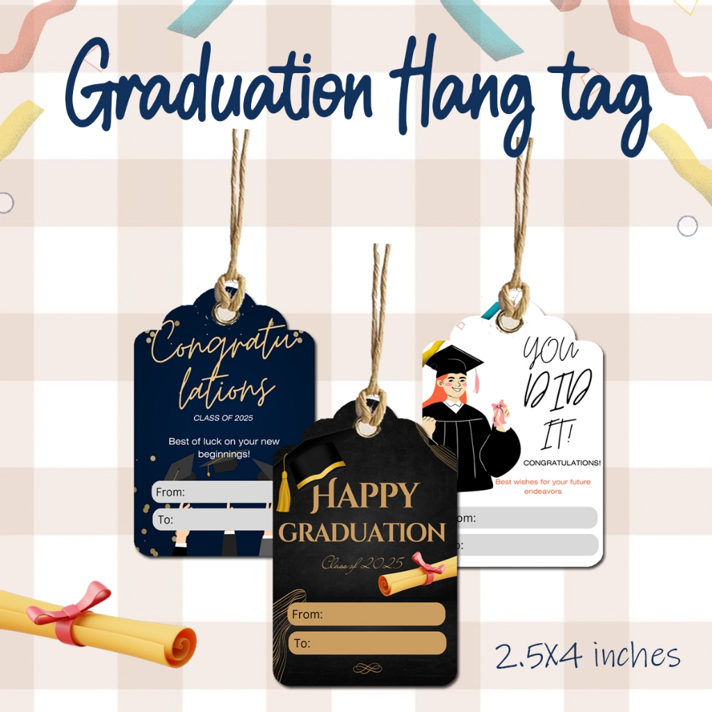 Graduation Hang tag with twine cord | Shopee Malaysia