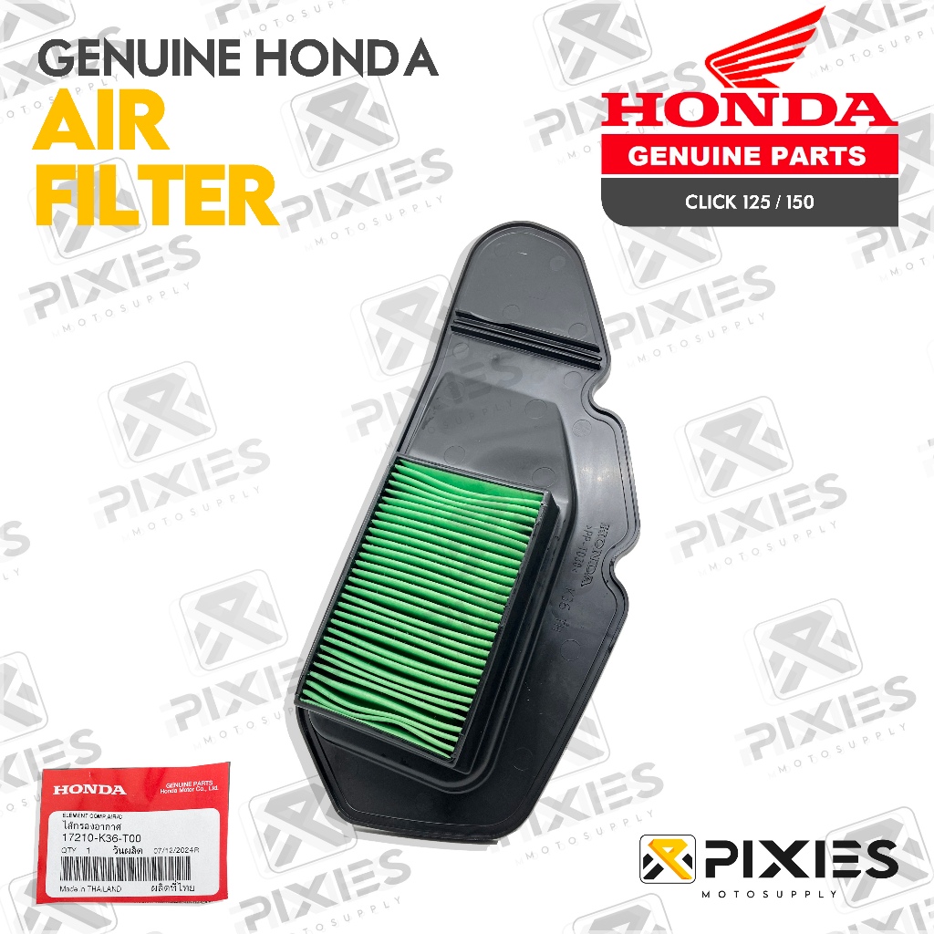 HONDA AIR FILTER ELEMENT FOR CLICK 125 V1 V2 / CLICK 150 V1 V2 ...