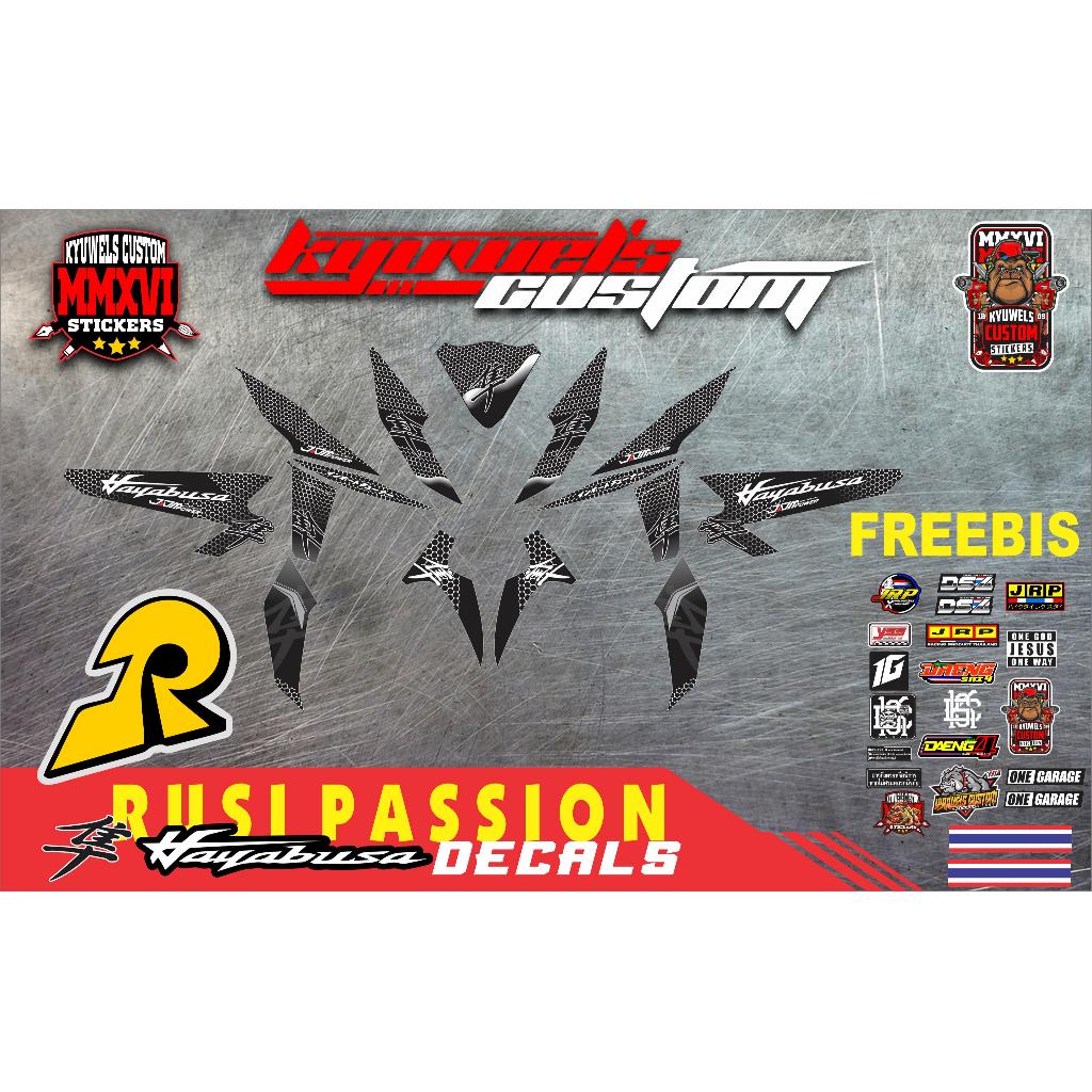 RUSI PASSION SC125 HAYABUSA DECAL STICKER | Shopee Malaysia