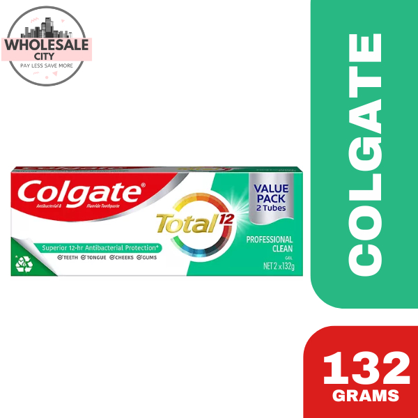 Colgate Total 12 Professional Clean Toothpaste Twin Pack | 132g x 2s | Shopee Malaysia