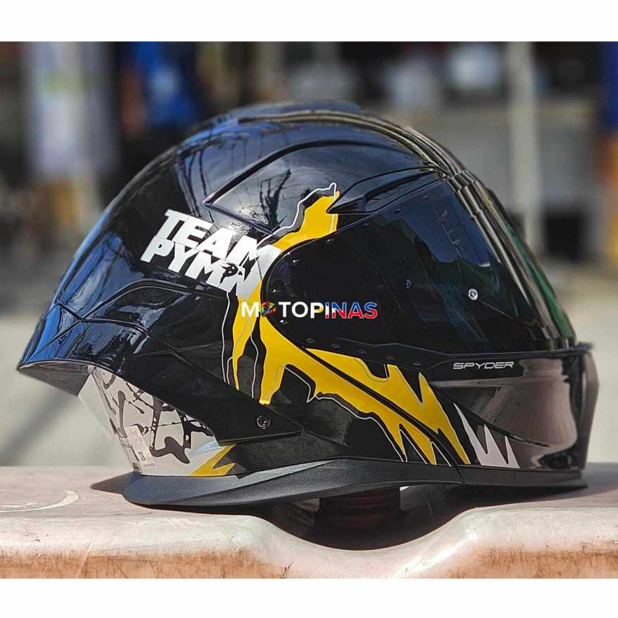Team Payaman Spyder Neo Icon Modular Dual Visor Helmet | Shopee Malaysia