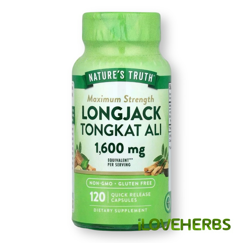 Nature’s Truth Longjack Ali Maximum strength, 1,600mg 120 Quick Release ...