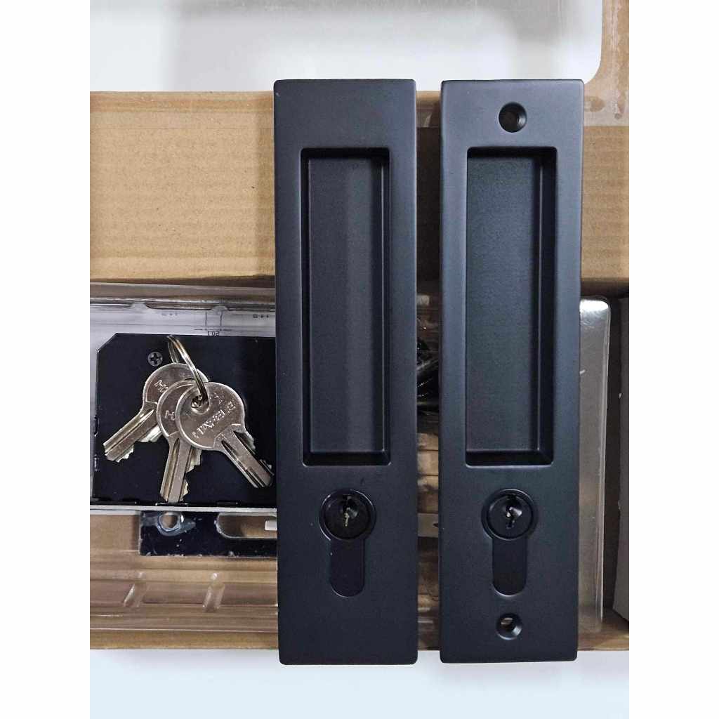 Hafele sliding lock double key (BLACK) | Shopee Malaysia