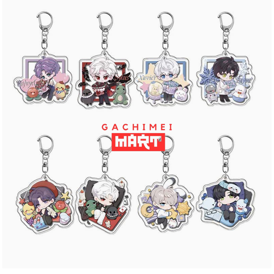 GM Love and Deepspace Gacha Game Chibi Characters 5cm Acrylic Keychains ...