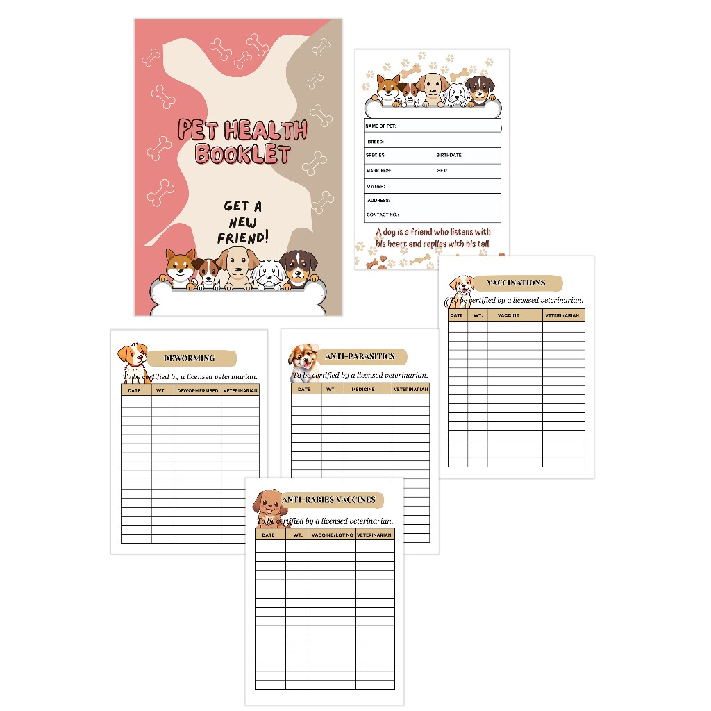 PET VACCINATION CARD BOOKLET | Shopee Malaysia