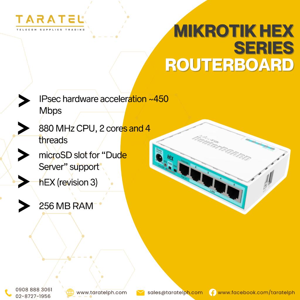 MIKROTIK HEX SERIES ROUTERBOARD | Shopee Malaysia