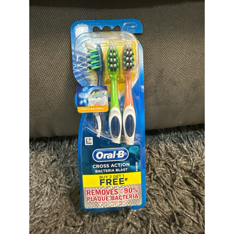 oral-B cross action bacteria blast toothbrush | Shopee Malaysia