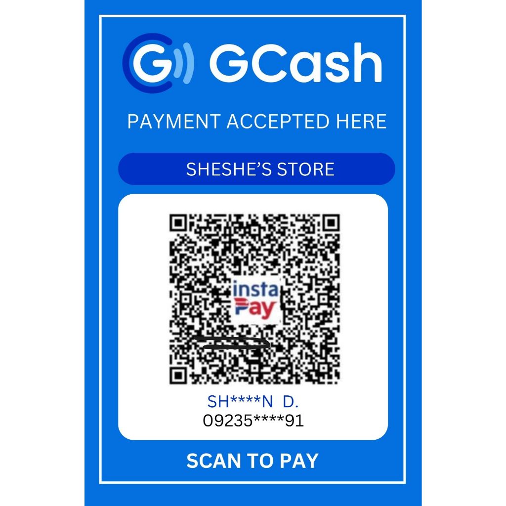 GCASH PAY MAYA QR CODE LAMINATED, STICKER 4x6 | Shopee Malaysia