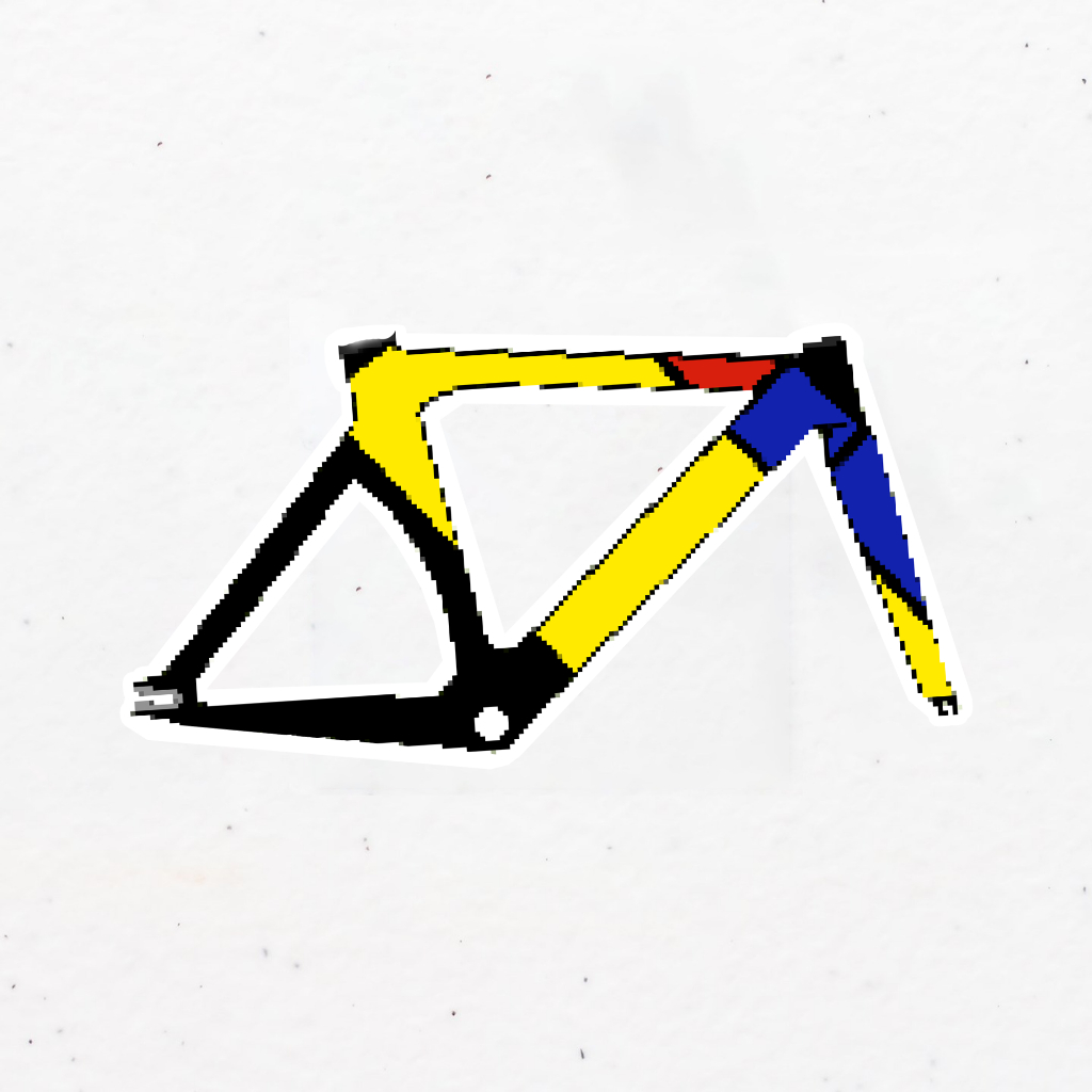 LOOK 564 Fixie Frame 8-Bit Sticker (Fixie Sticker Decals) | Shopee Malaysia