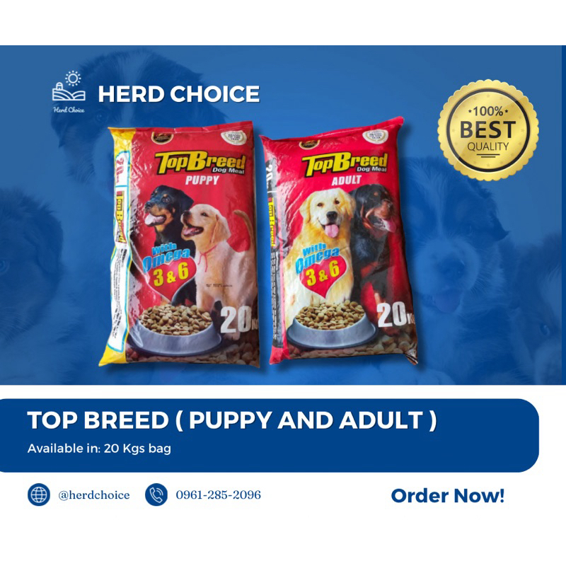 TOP BREED (Puppy and Adult) | Shopee Malaysia