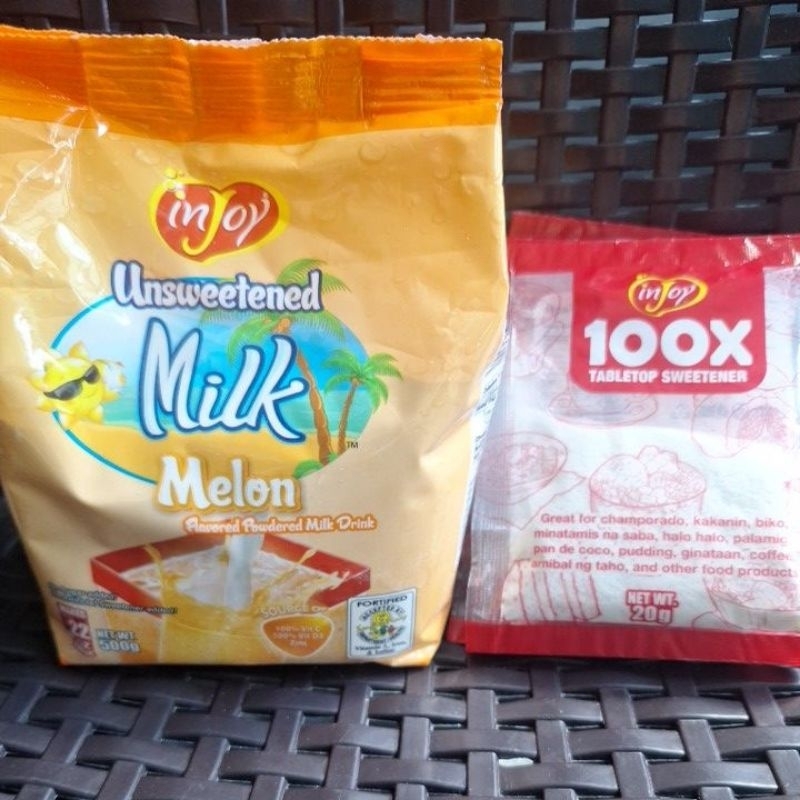 injoy unsweetened melon powder drink with 100x intense sugar | Shopee ...