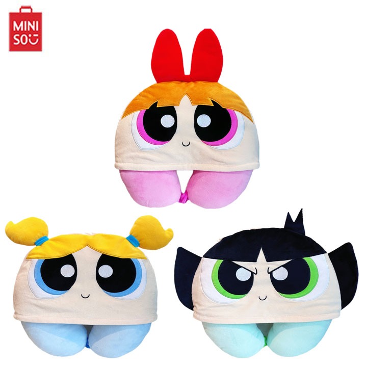 Miniso The Powerpuff Girls Collection Padded Neck Pillow Pillow Blossom ...