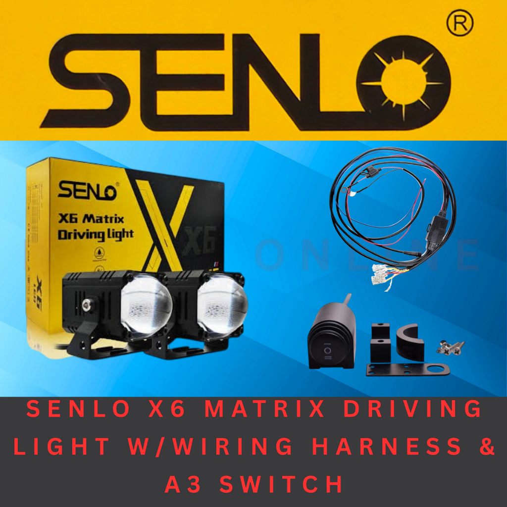 SENLO X6 MATRIX DRIVING LIGHT | Shopee Malaysia
