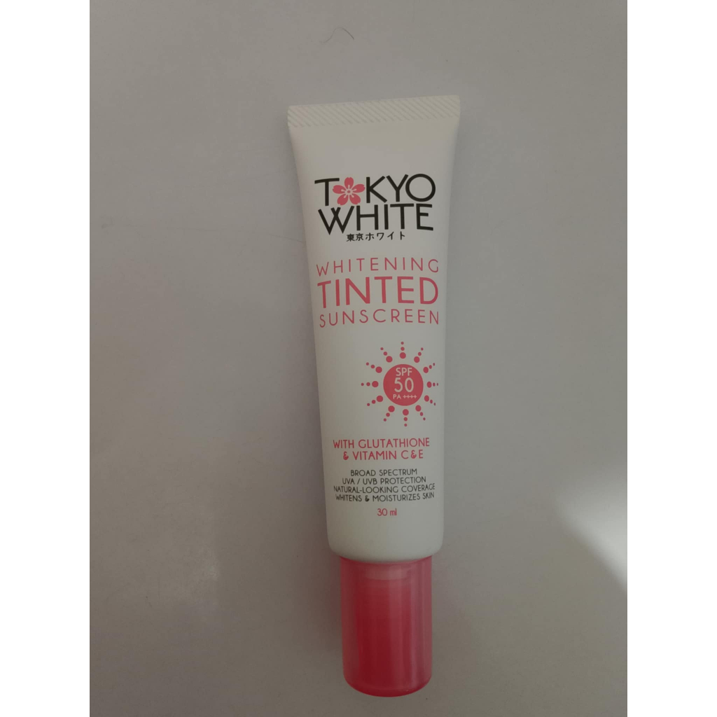 WHITE Whitening Tinted Sunscreen SPF 50 PA++++ 30ml | Shopee Malaysia