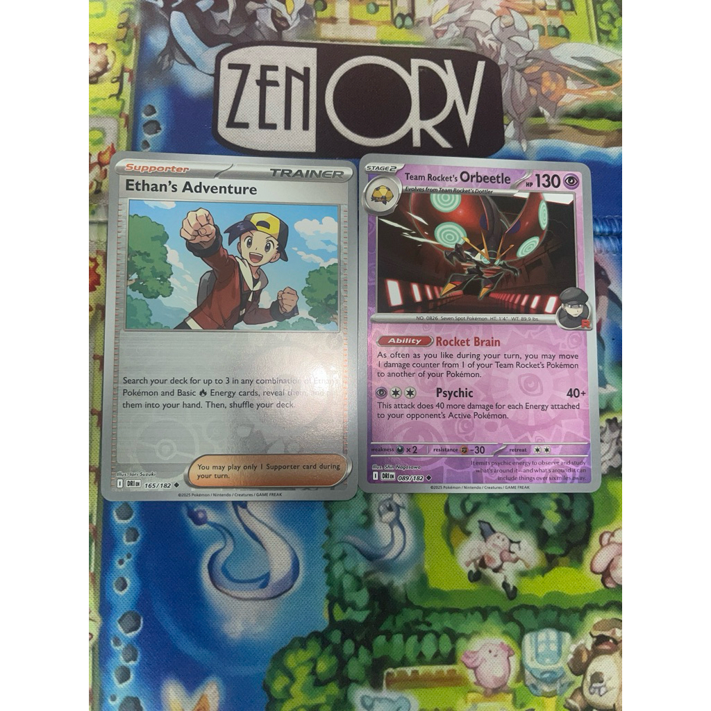 Destined Rivals Rev Holo 2025 Pokemon Cards TCG Trading Card Game Team ...