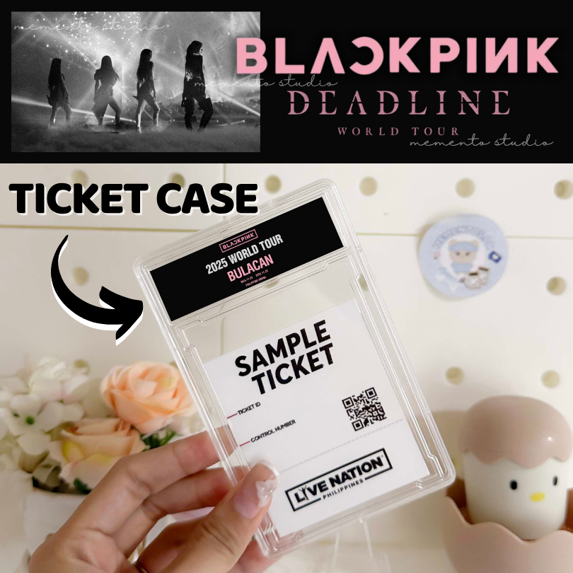 BLACKPINK Deadline 2025 World Tour Acrylic Concert Ticket & Photocard ...
