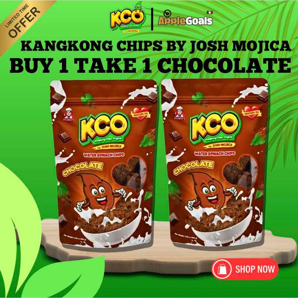 KANGKONG CHIPS BY JOSH MOJICA KCO "CHOCOLATE FLAVOR" Spinach Snacks On ...
