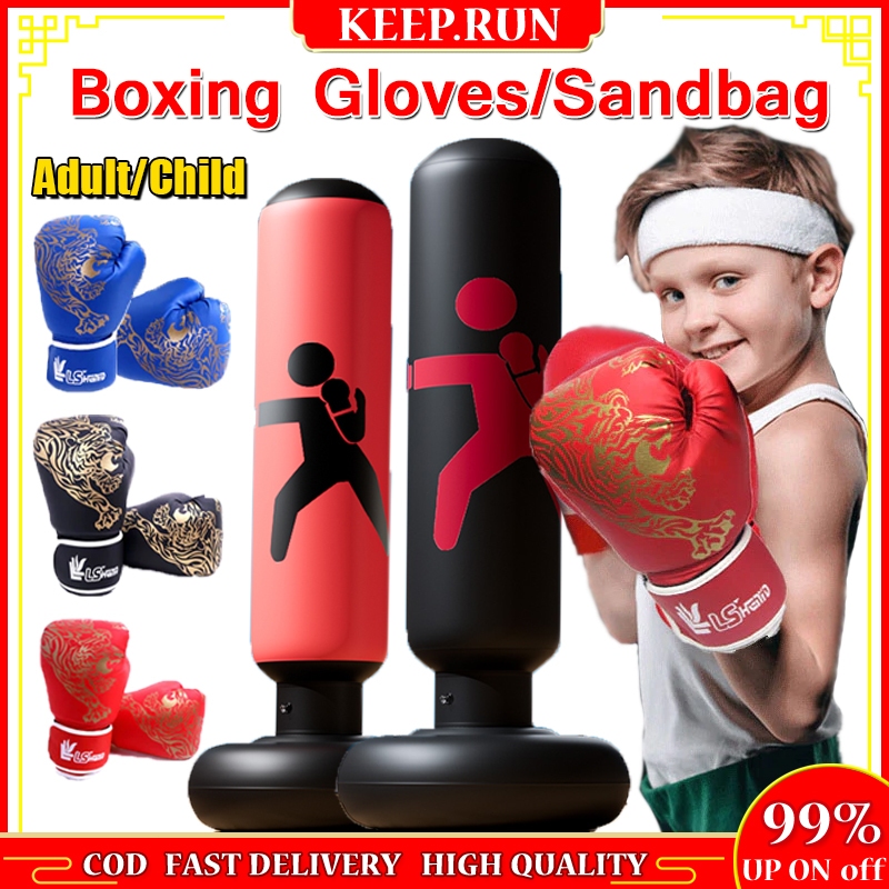 Boxing Sandbag Punching Bag Heavy Duty Training MMA Karate Kickboxing ...