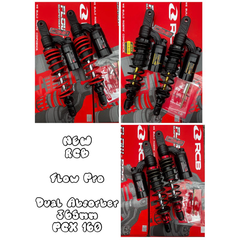 NEW RCB Flow Pro PCX 160 365mm Dual Absorber | Shopee Malaysia