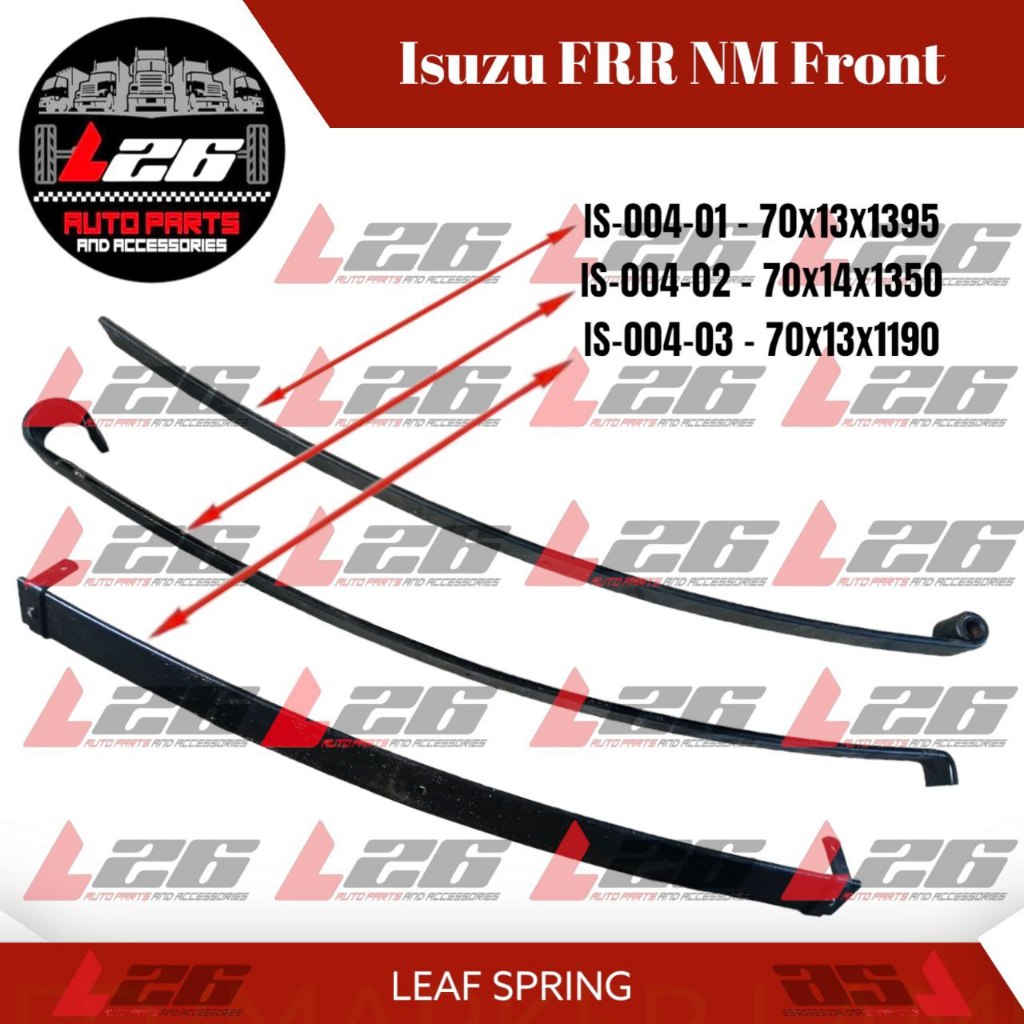UP-LUC Leaf Spring Molye for Isuzu FRR NM Front sizes available ...