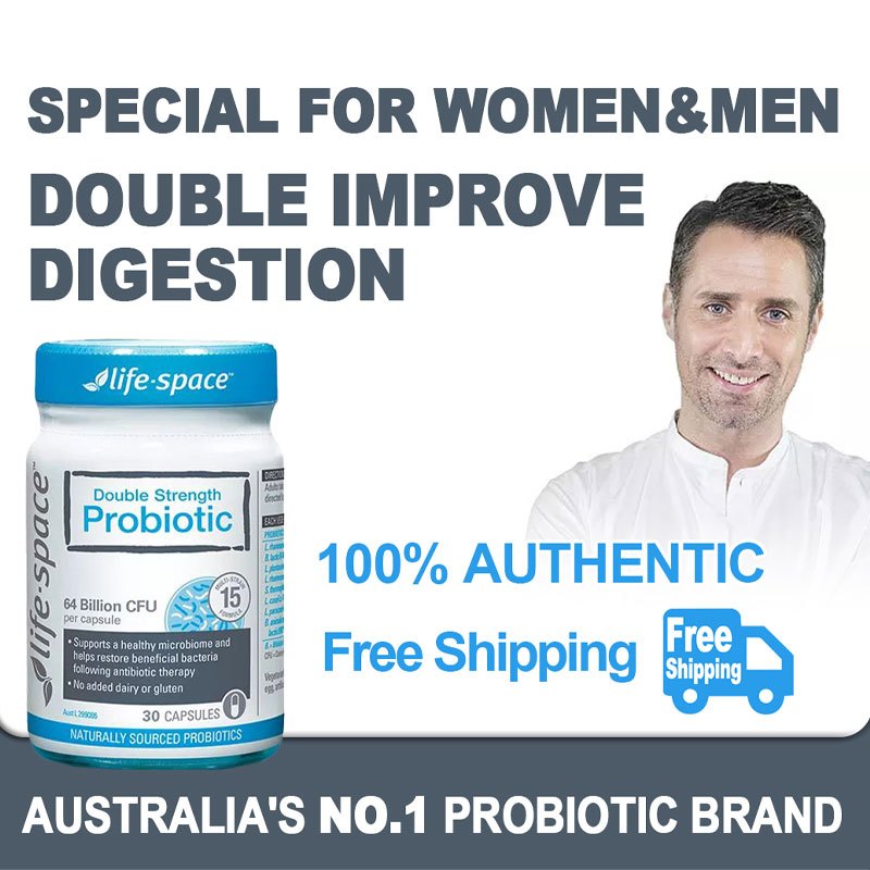 【Double Strength】Life Space Double Strength Probiotic (30 Capsules ...