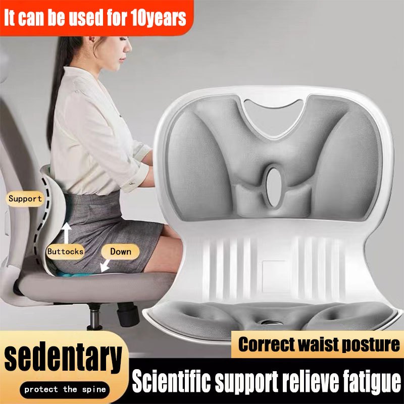 Posture Corrector Chair Office Seat Cushion LumbarBack Support Chair ...