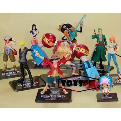 FIGURE ONE PIECE SHF LUFFY, SANJI,ZORO,ROBIN,NAMI,CHOPPER,BROOK,USOPP ...
