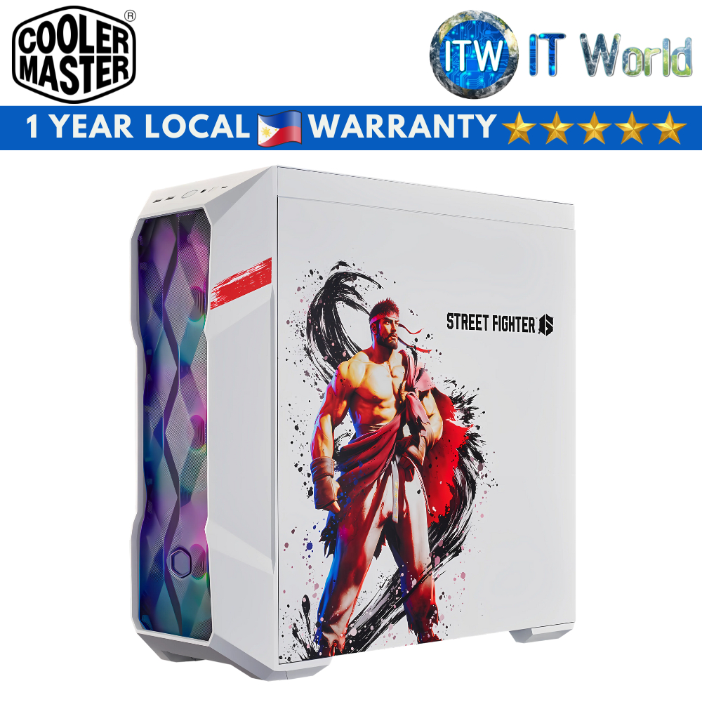 Itw | Cooler Master Computer PC Case TD500 Mesh V2 SF6 Ryu Tempered ...