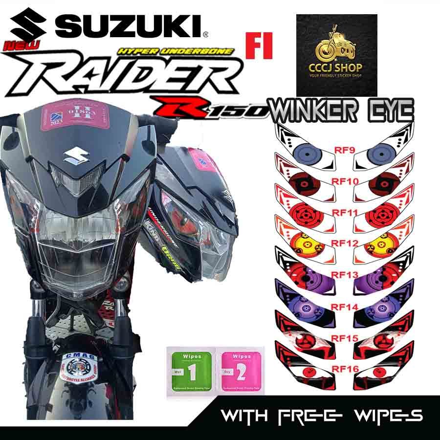 RAIDER 150 Fi WINKER EYE STICKER/TRANSPARENT/TRANSLUCENT VINYL ...