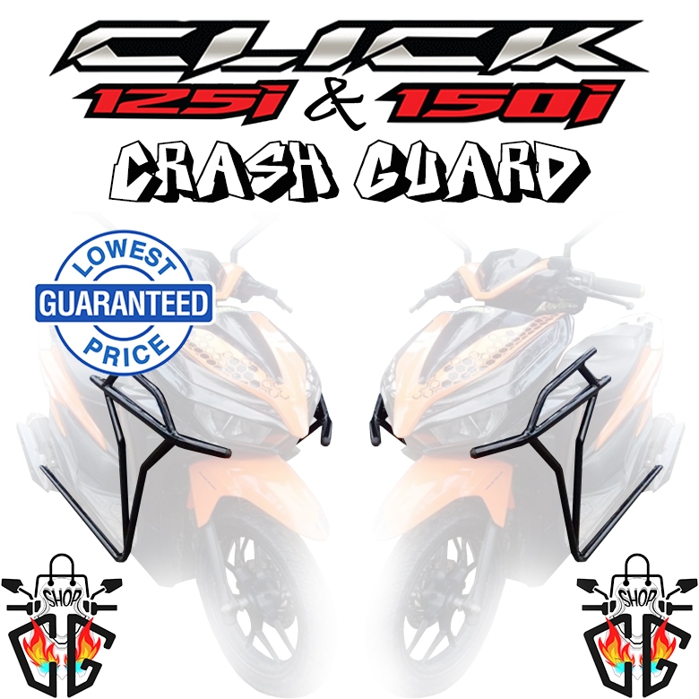 HONDA CLICK (V2-V3) 125i & 150i - Half Crash Guard Heavy Duty | Shopee ...