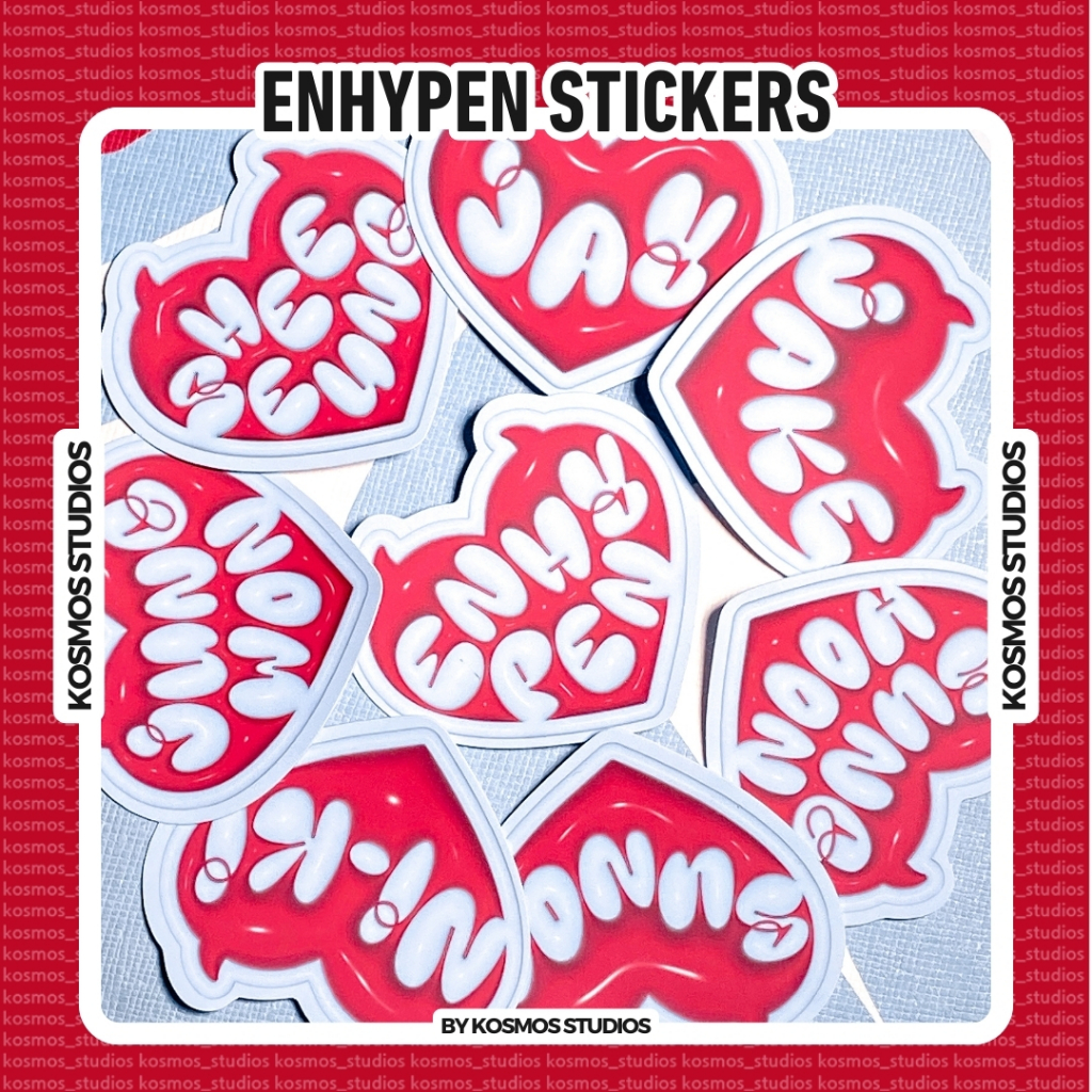 ENHYPEN Sticker Waterproof (1) | KPOP Fanmade | by Kosmos Studios ...