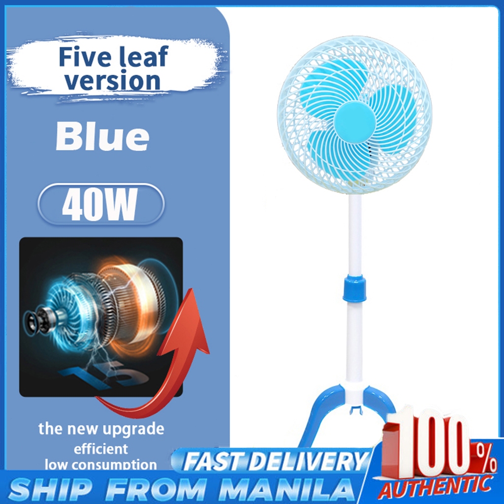 Stand Fan Electric Fan Standard 5 Blades Portable Stand Fan Electric ...