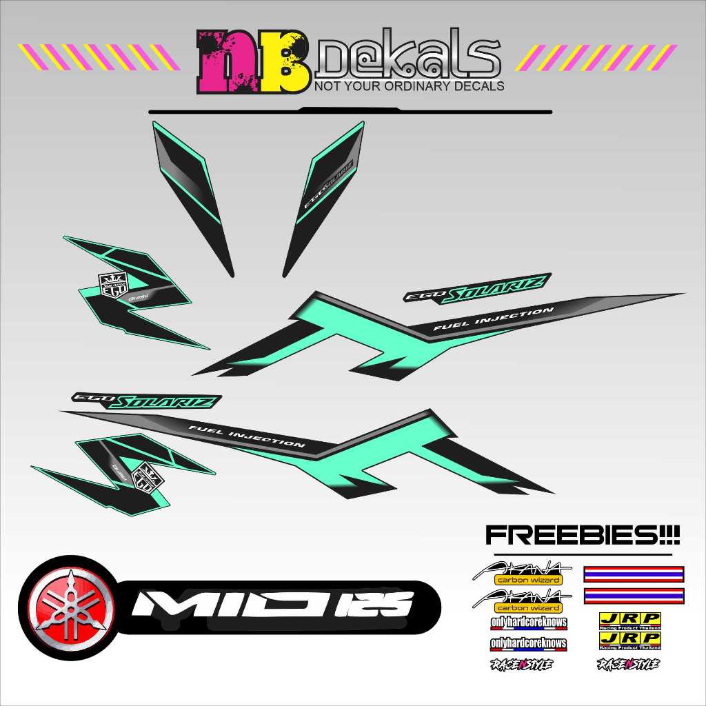 MIO 125 SOLARIS MALAYSIAN DESIGN DECALS | Shopee Malaysia