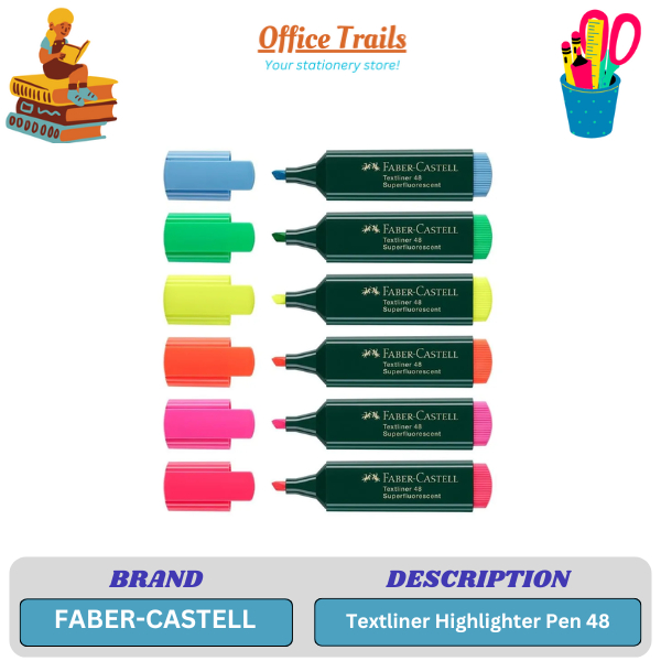 Faber Castell Textliner Highlighter Pen 48 1PC | Shopee Malaysia