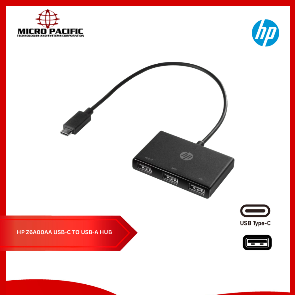 HP Z6A00AA USB-C to USB-A Hub - Expand Your Connectivity | Shopee Malaysia