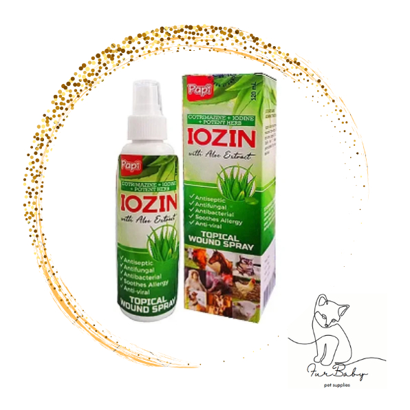 PAPI Iozin Wound Spray Cotrimazine Iodine Herbs / Antiseptic ...