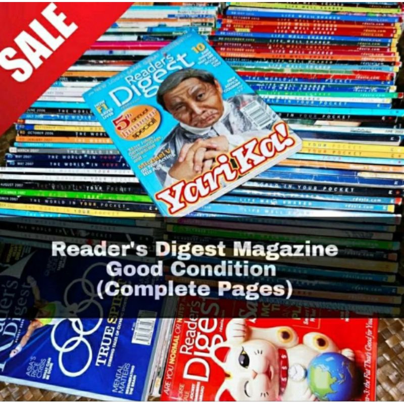 READER'S DIGEST ASIA MAGAZINE (2000 - 2004)VINTAGE/BACK ISSUE:World Reader Collector Edition ...