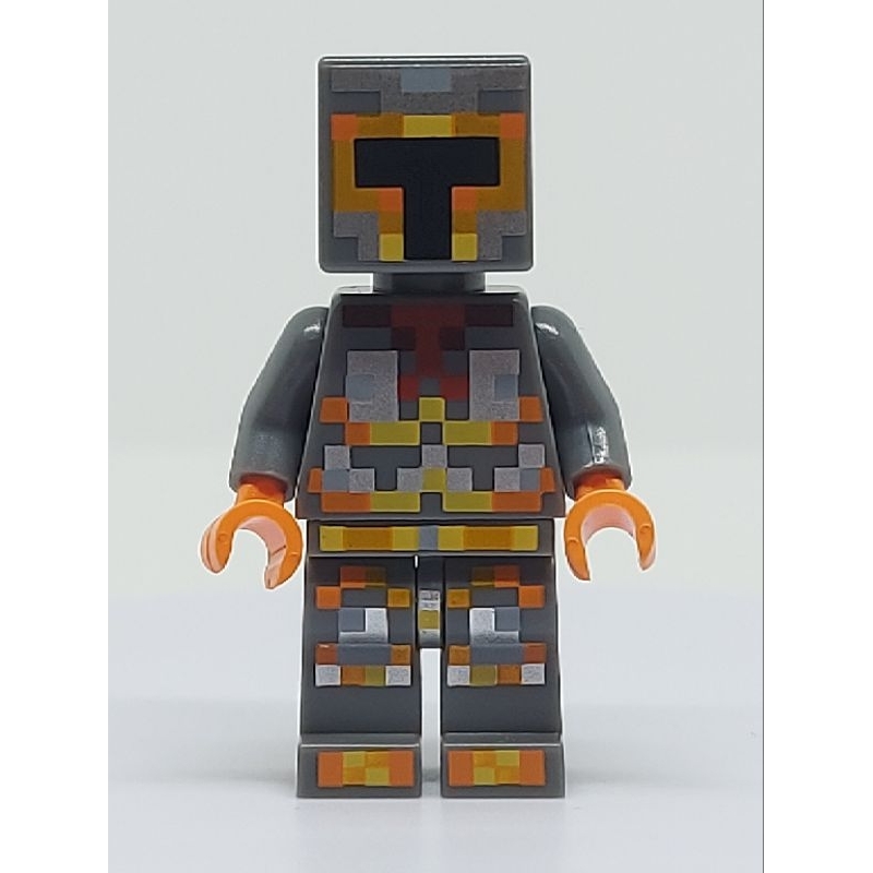 LEGO Minecraft - Minecraft Skin 1 - Pixelated, Yellow and Orange Armor ...