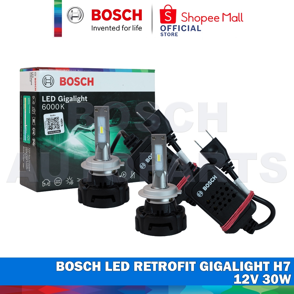 Bosch LED Retrofit Gigalight H7 12v 30w | Shopee Malaysia