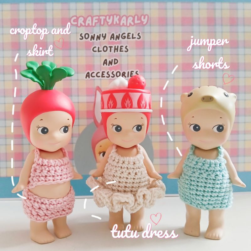 Crochet Clothes for Sonny Angel Dolls (Batch 1) | Shopee Malaysia