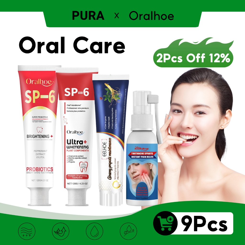 Oralhoe SP-6 Probiotic Brightening Toothpaste Probiotic Whitening ...