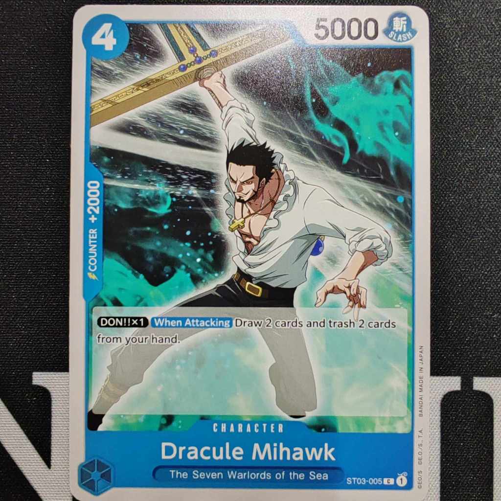 One Piece TCG [ENGLISH] ST03-005 C Dracule Mihawk [ENGLISH VERSION] | Shopee Malaysia