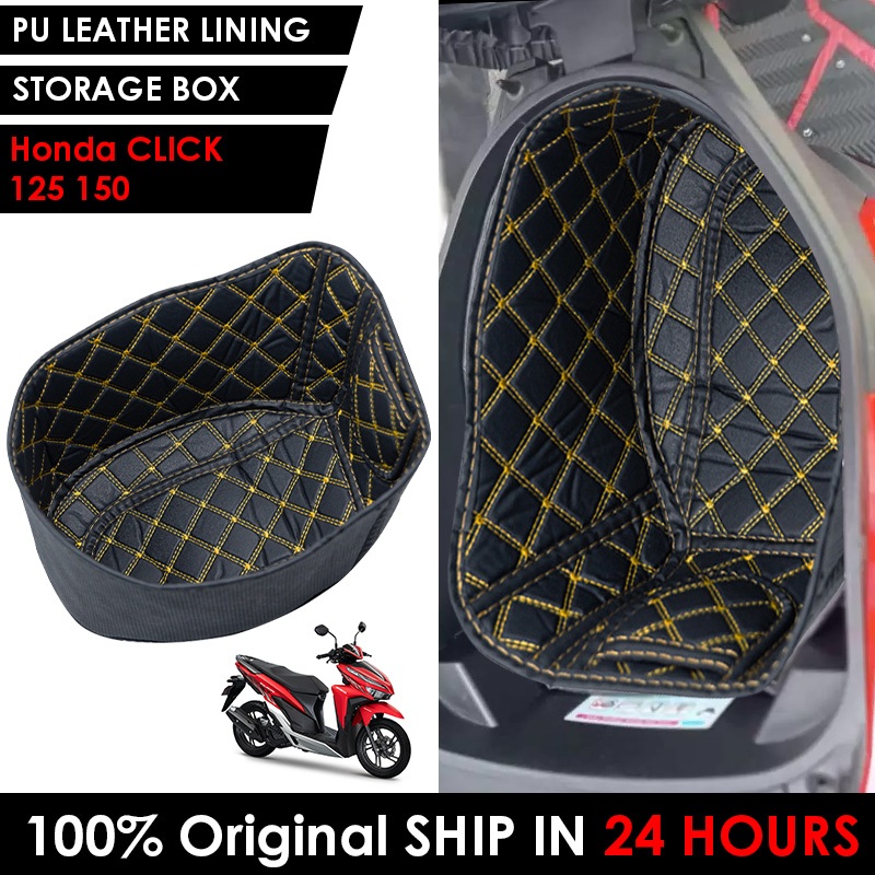 HONDA CLICK UBOX INNER LINNING LEATHER WATER PROOF COMPARTMENT COVER ...