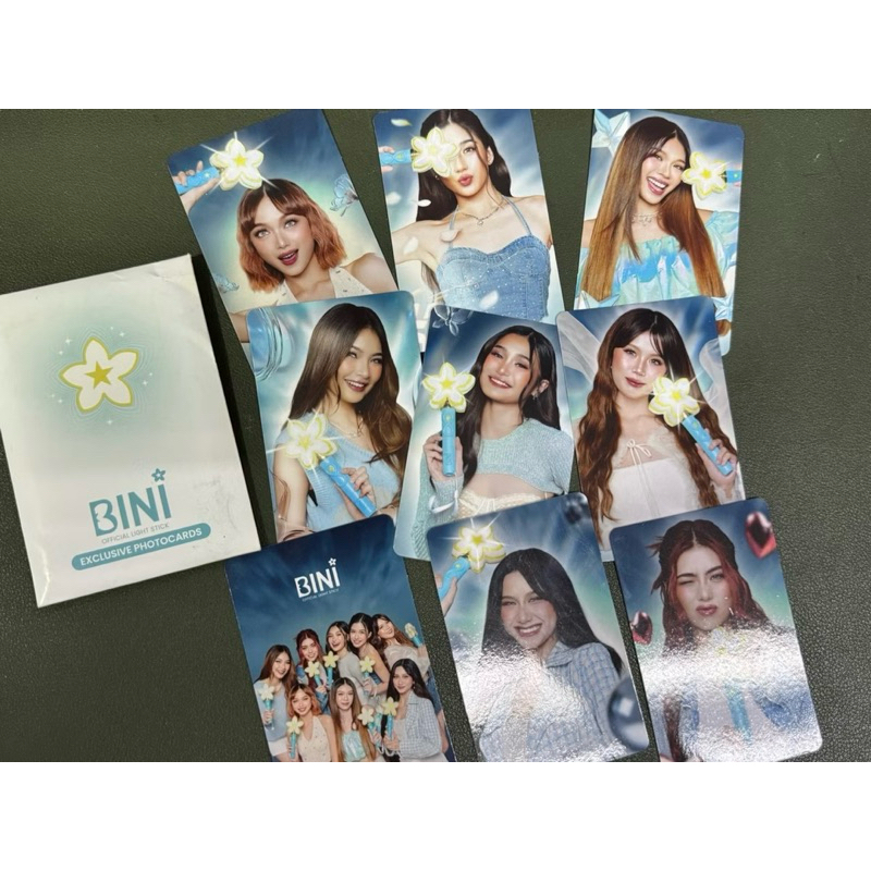 (Official) BINI Light Stick Exclusive Photocards with Freebies ...